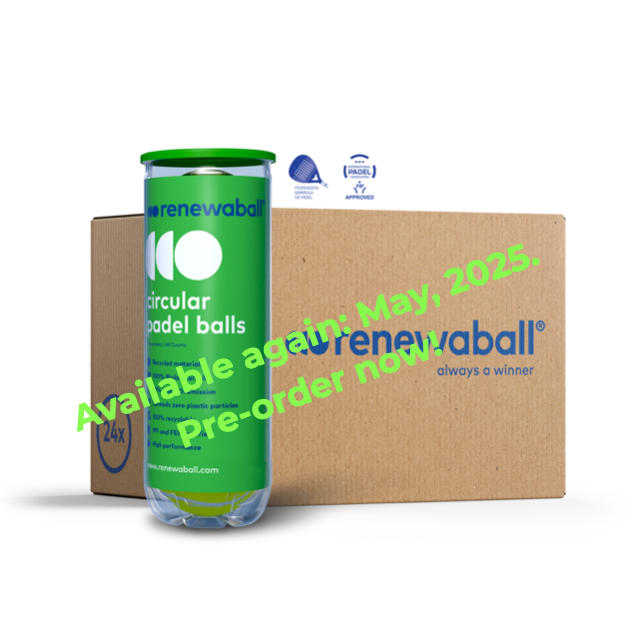 Renewaball - box 24x3 padel balls